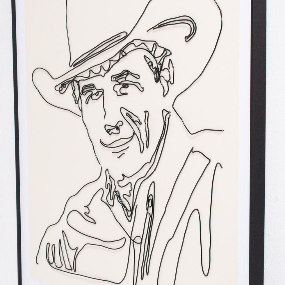 George Wire Portrait | Portrait Wall Art – Scout Design Studio