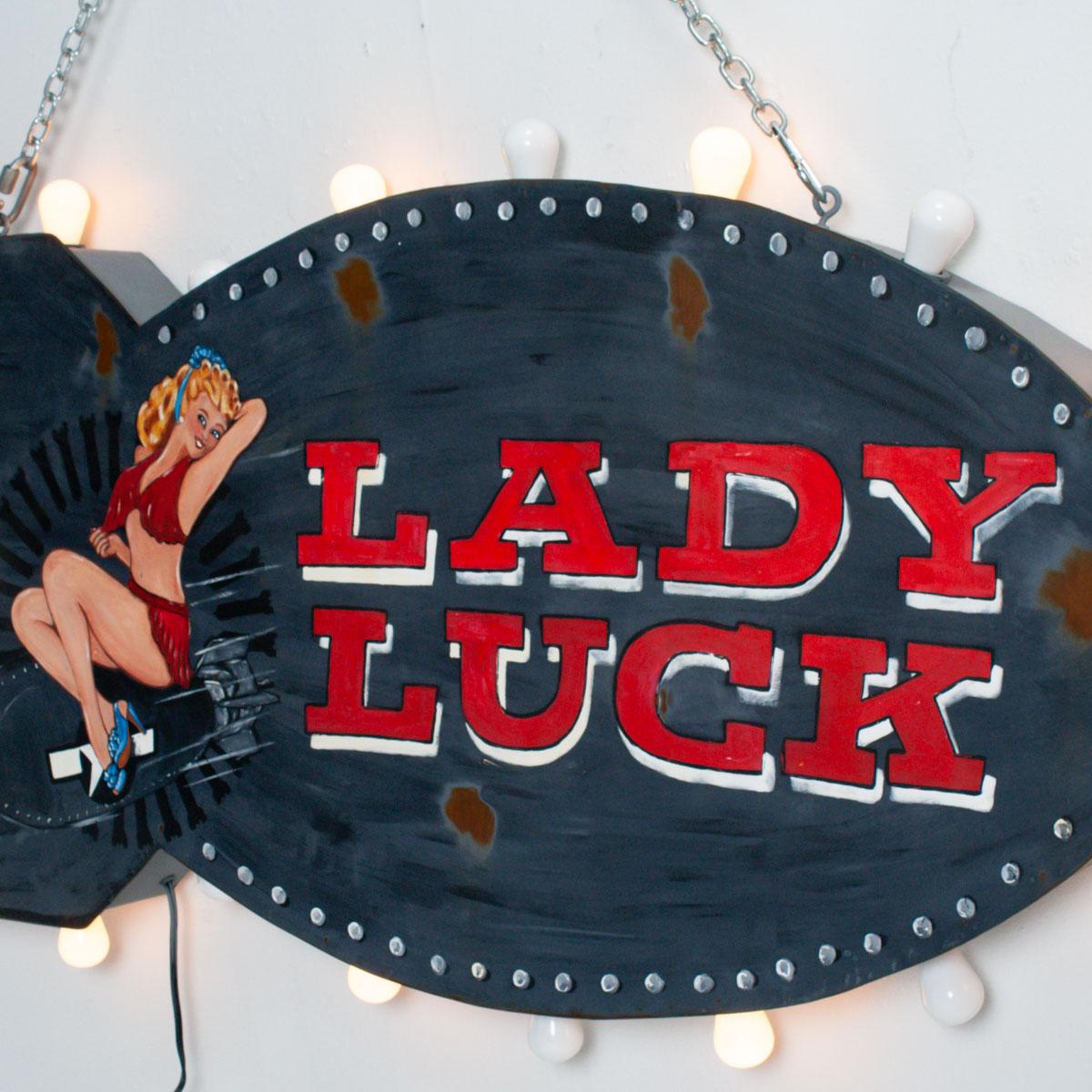 Lady Luck Sign | Unique Wall Decor – Scout Design Studio