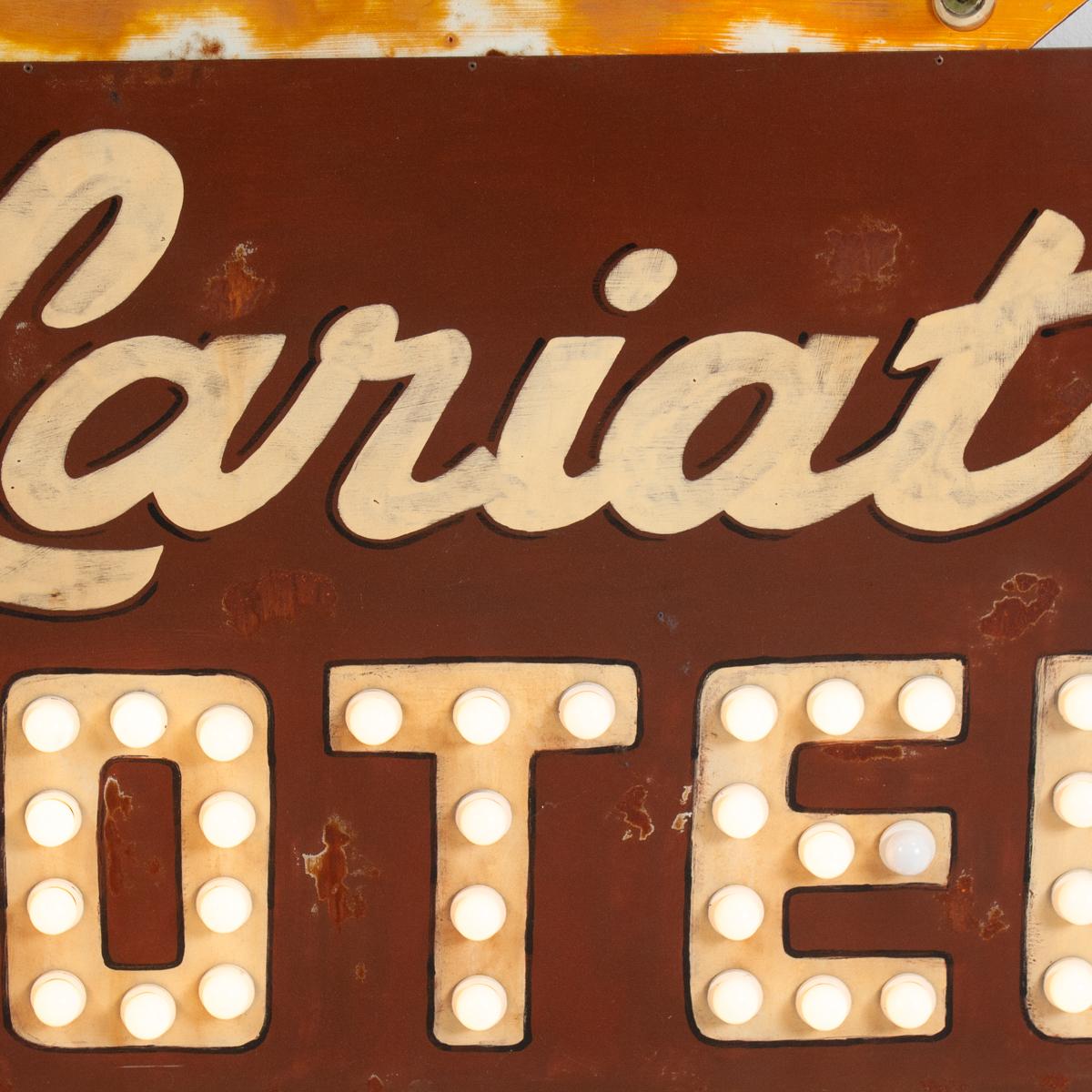 Lariat Hotel Sign | Vintage Wall Art – Scout Design Studio
