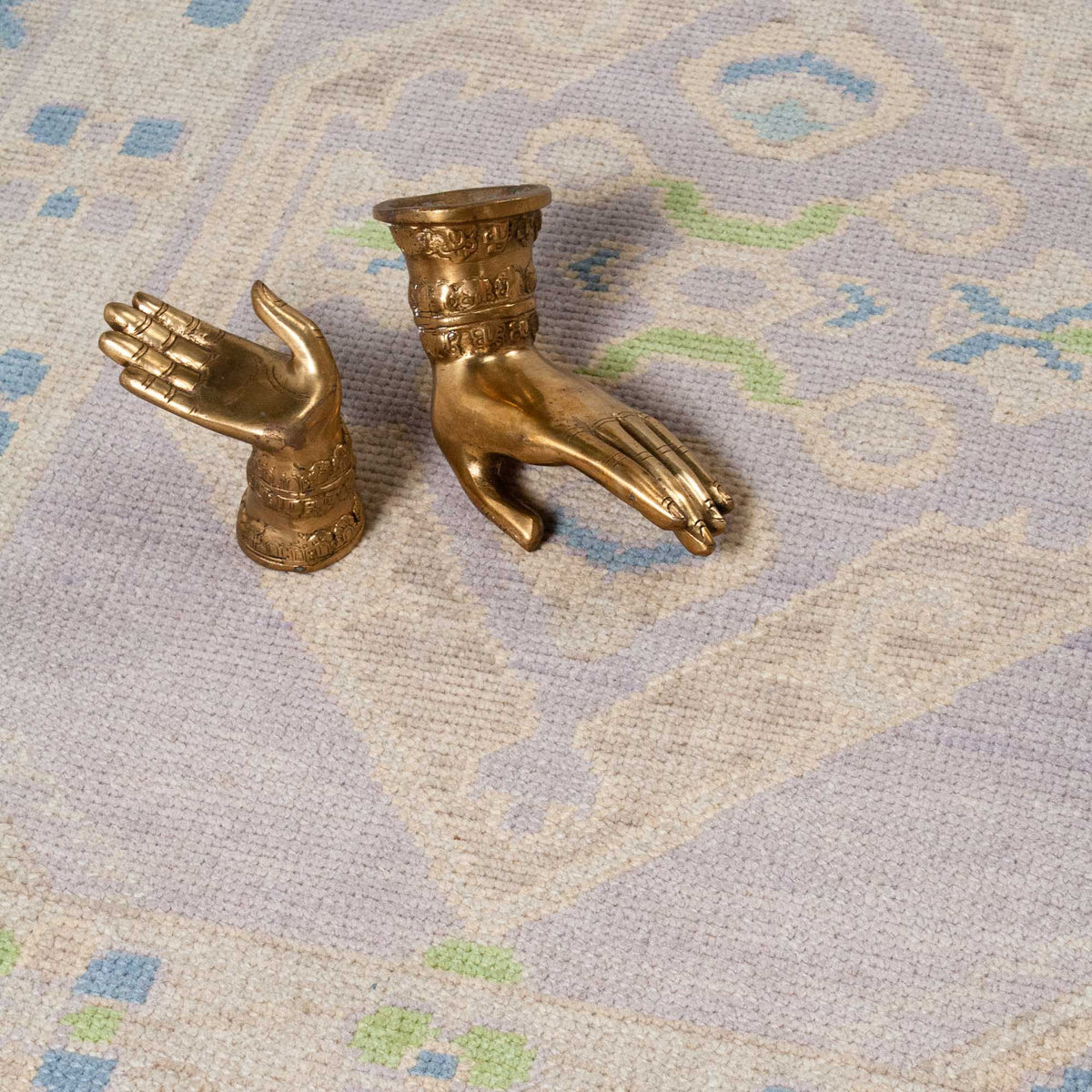 Layla Turkish Knot Mat | Oushak Mat – Scout Design Studio