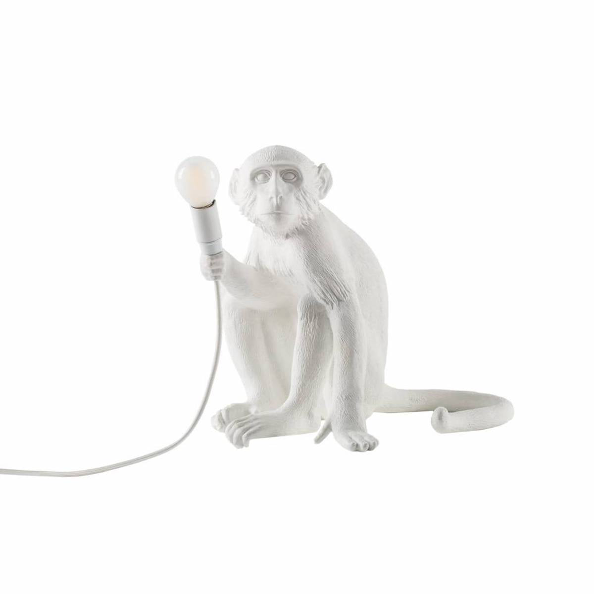 Monkey Lamp - Sitting White By Seletti | Unique Lighting – Scout Design ...