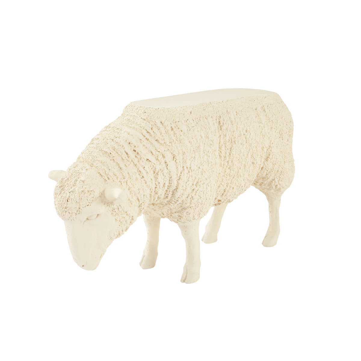 Apricot Resin Sheep Side Table | Unique Accent Table – Scout Design Studio