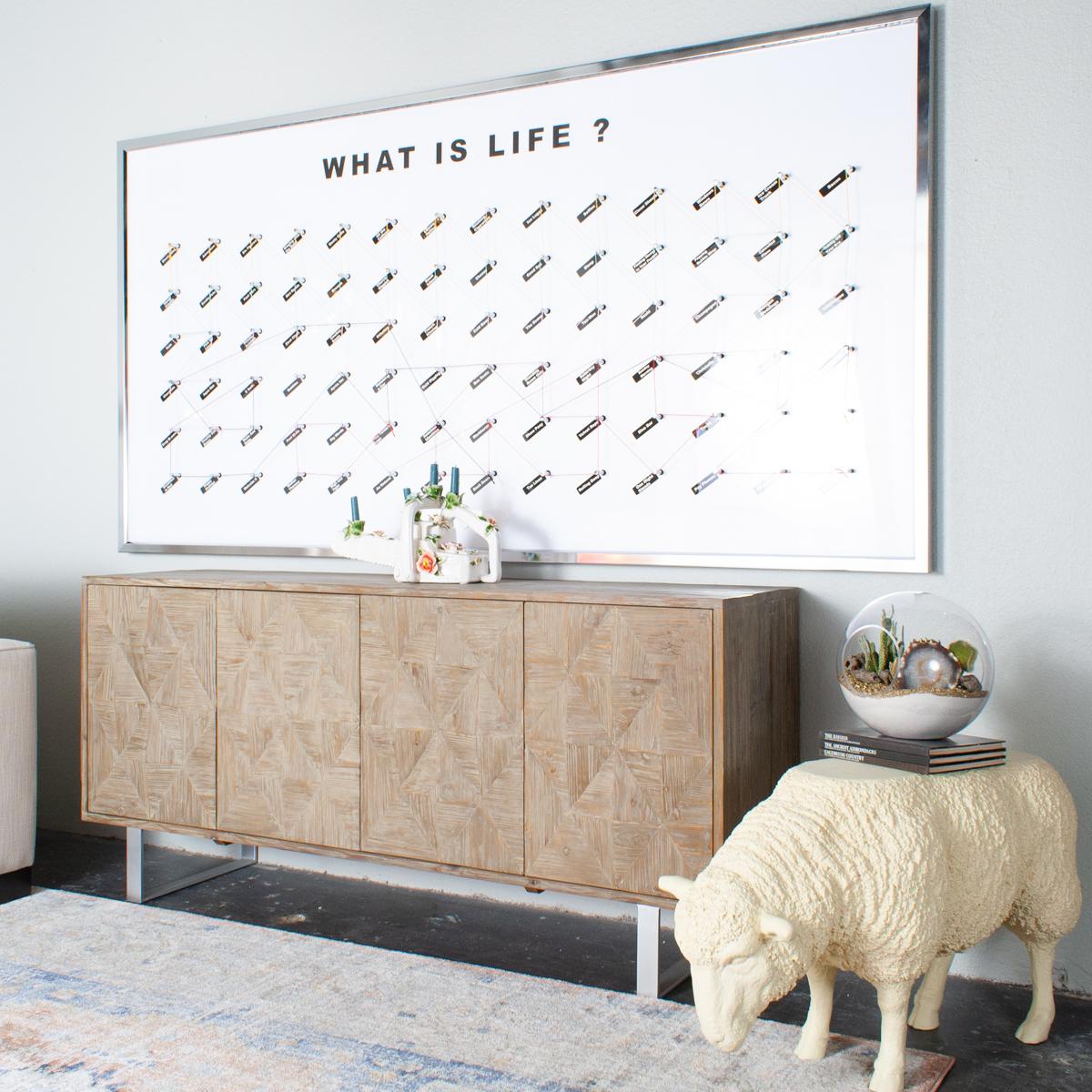 Apricot Resin Sheep Side Table | Unique Accent Table – Scout Design Studio