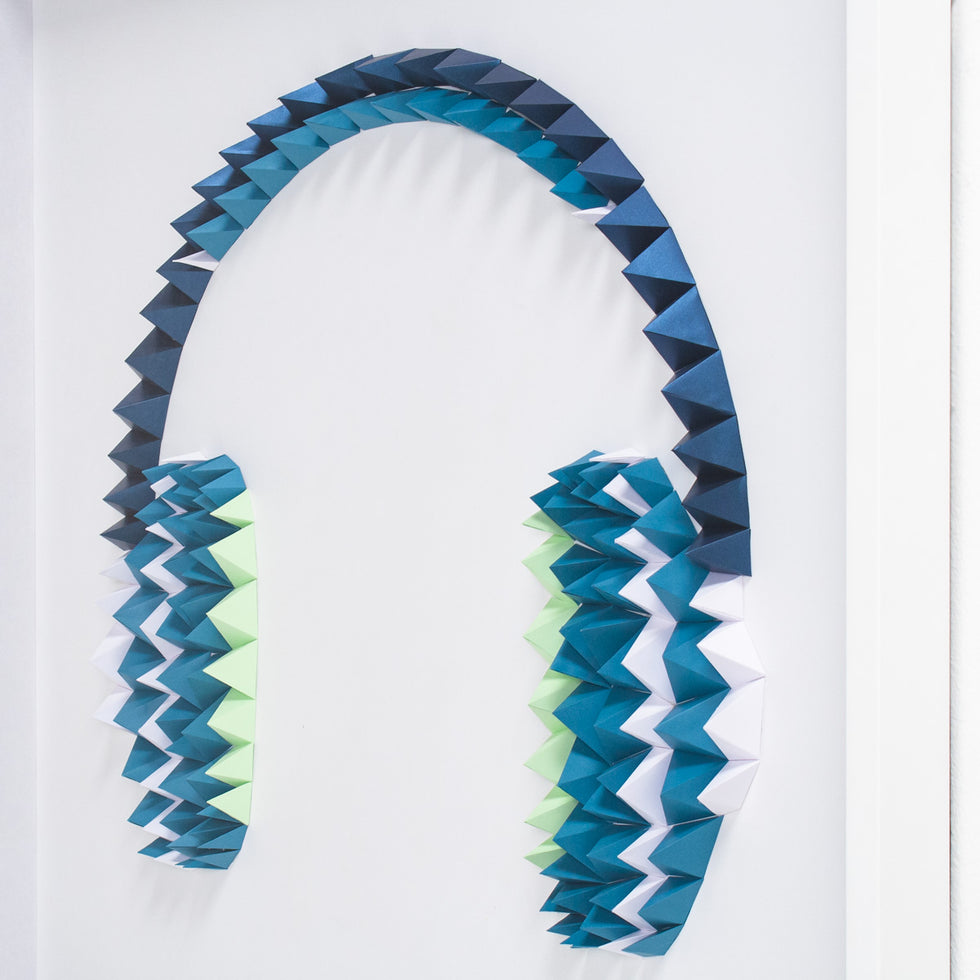 Paper Headphones | Unique Wall Decor – Scout Design Studio