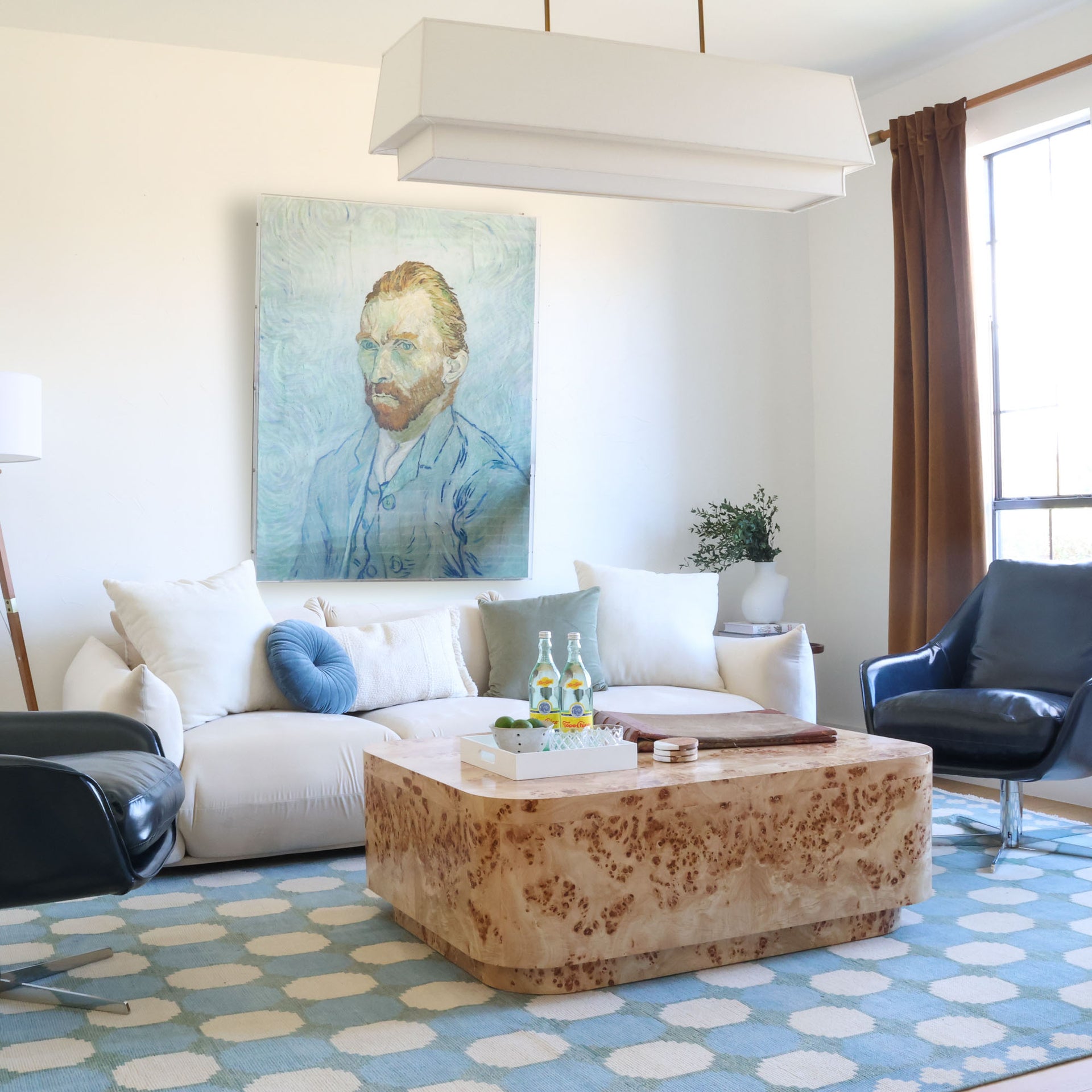 Warren Turkish Knot Rug | Lime & Navy Rug – Scout Design Studio